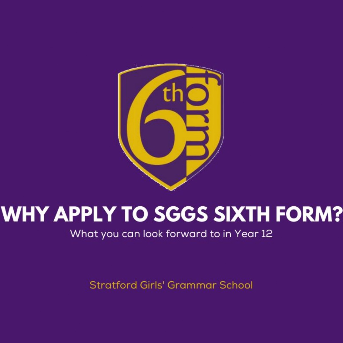 Stratford Girls' Grammar School - Dr Griffiths, Head of SGGS Sixth Form